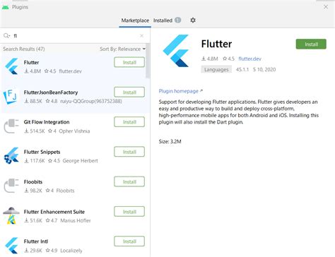 windows環境でflutterの開発環境を構築する フリーランス 技術調査ブログ
