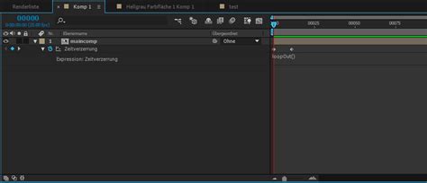 after effects how to loop an animated mask video