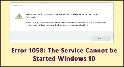 erro 1058 a serviço não pode ser iniciado windows 10 [resolvido]