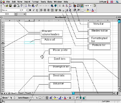 finding parts of the spreadsheet nz maths