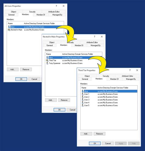 how to export users from nested ad groups opentechtips