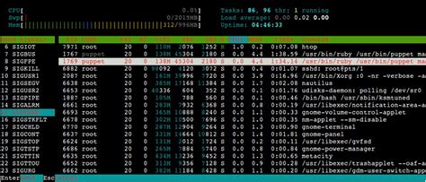 Htop Interactive Process Viewer Linux Performance Monitoring Tool