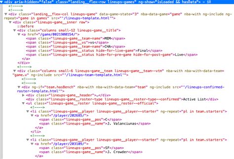 getting text from within nested elements in html text
