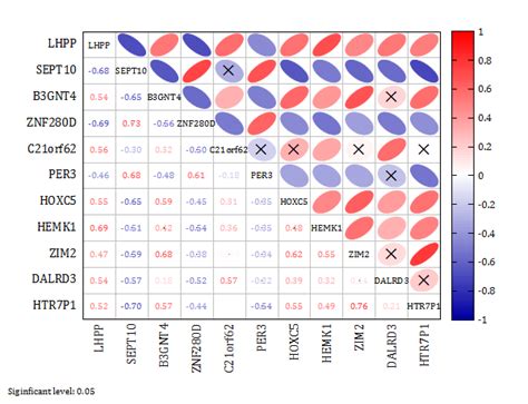 Correlation Matrix Graph