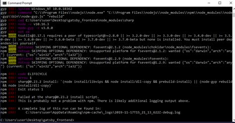 gatsby refuses to install all dependencies stack overflow