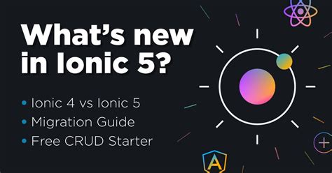 what s new in ionic 5 —free example app learn ionic framework medium