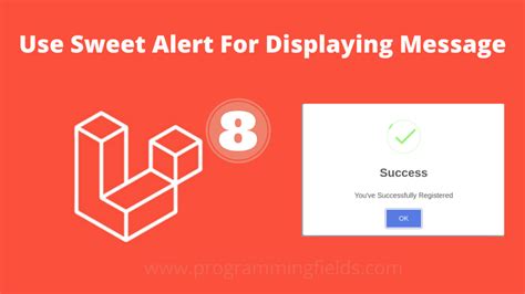 how to implement sweet alert in laravel 8 for dialog alert