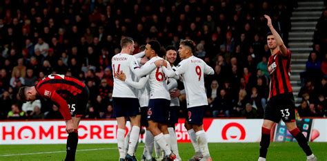 Liverpool Vs Bournemouth En Vivo Por La Premier League Horario