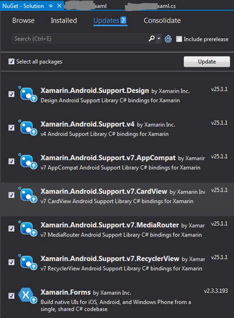 xamarin android support v7 appcompat 25 1 1 is not compatible with