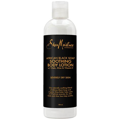 Shea Moisture African Black Soap Soothing Body Lotion 384ml Lookfantastic