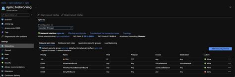 deploy an ipv6 azure vm while setting up a nym node