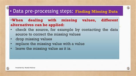 data preprocessing using pandas