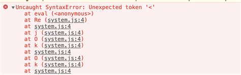 uncaught syntaxerror unexpected token