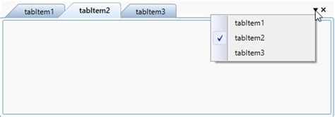 context menu in wpf tabcontrol control syncfusion