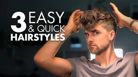 3 Quick And Easy Hairstyles For Men Mens Hair Tutorial Ny Beauty