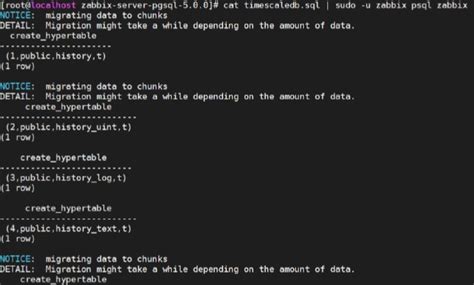 upgrading zabbix to a newer version and timescaledb