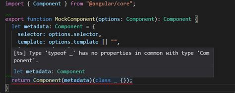 2 4 1 error type typeof has no properties in common with type