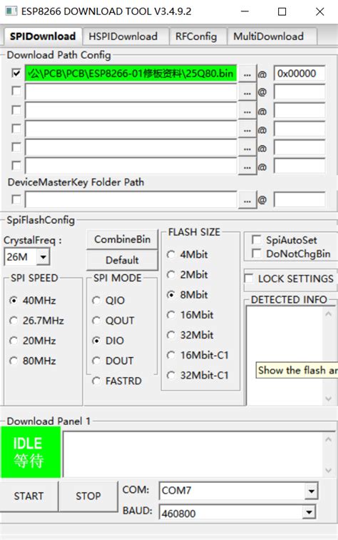 esp8266 esp 01 esp 01s firmware burning wifi module