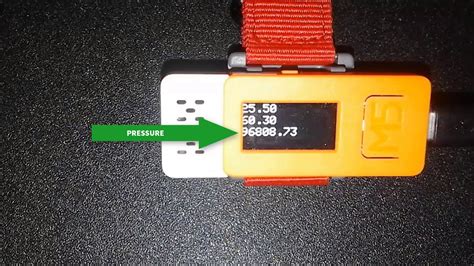 m5stack how to display temperature humidity and pressure