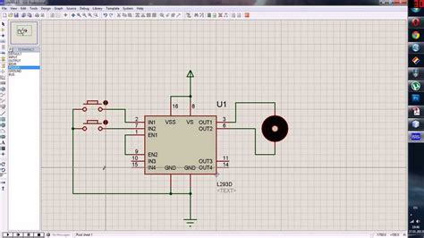l293d motor driver simulation in proteus doovi