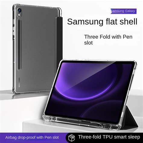 Ốp Bao Da Máy Tính Bảng Thời Trang Cho Samsung Galaxy Tab S9 Fe S8 S7