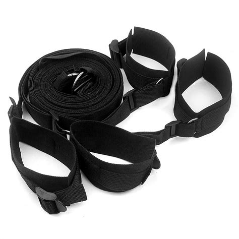 New Bed Restraint System Pleasure Bed Bondage Handcuffs Leg Cuffs Bdsm
