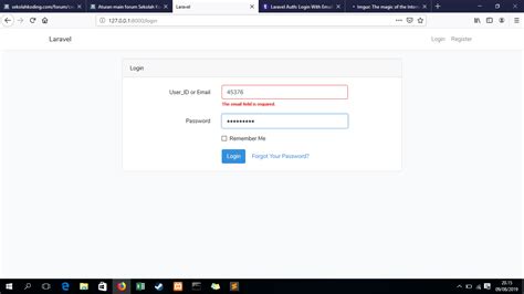 25 get id user login laravel php tutorial