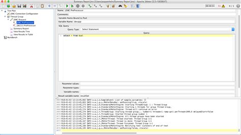 jmeter write jdbc query results to csv file stack