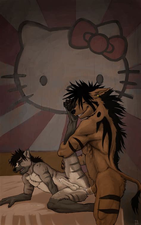 rule 34 anal anal sex bed condom gay hello kitty hyena male no humans