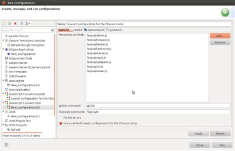 eclipse plugin for javascript with closure compiler closure library