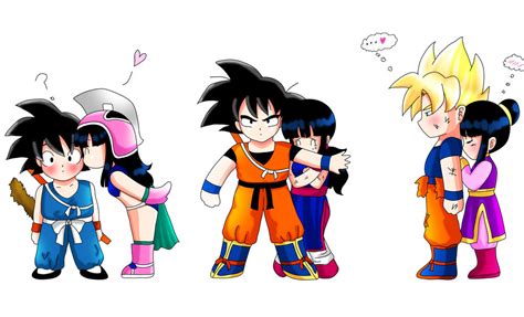 Dbz Goku Chichi Chibis 1 By Artycomicfangirl On Deviantart