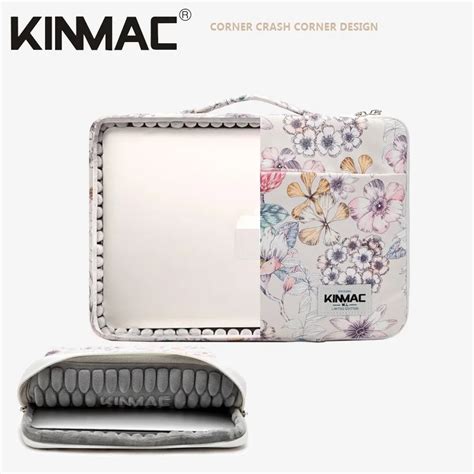 Brand Kinmac Laptop Bag 12 13 14 15 15 6 Inch Flower Women Man Handle