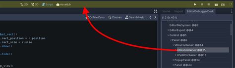 editor debugger godot asset library