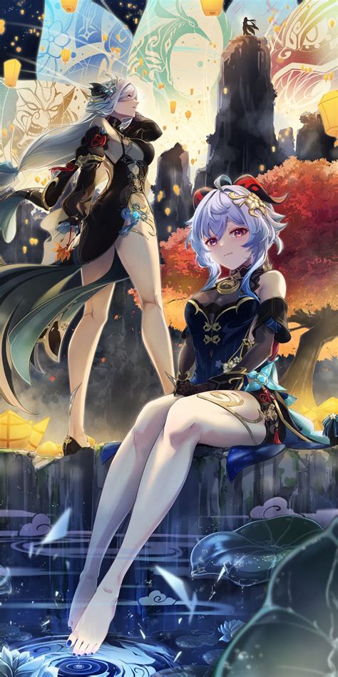 Ganyu Shenhe Xianyun Cloud Retainer Ganyu And 1 More Genshin