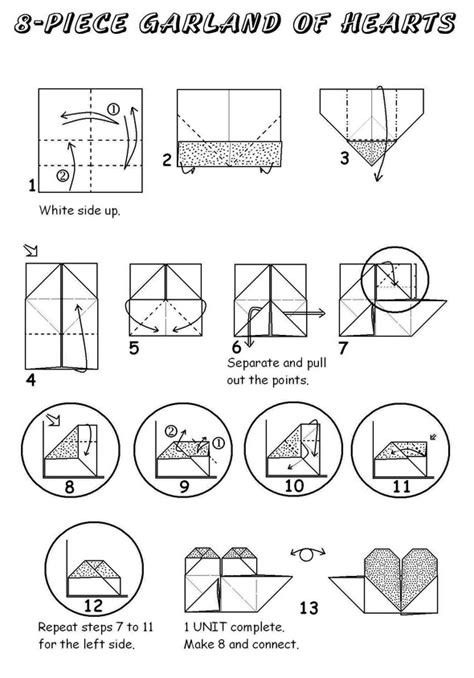 Francis Ows Origami Diagrams Heart Garland
