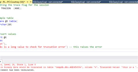 vm blogs sql tips string or binary data truncated error message