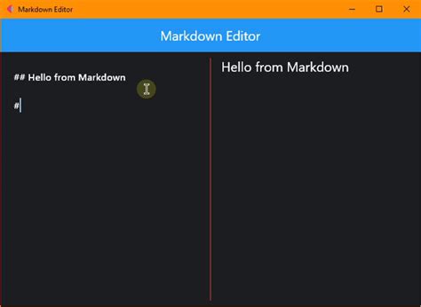 building a markdown editor previewer with flet python framework by