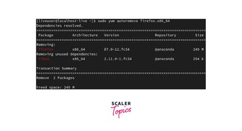 how to uninstall packages from linux scaler topics