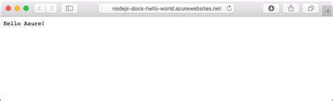 create a node js web app in azure microsoft docs