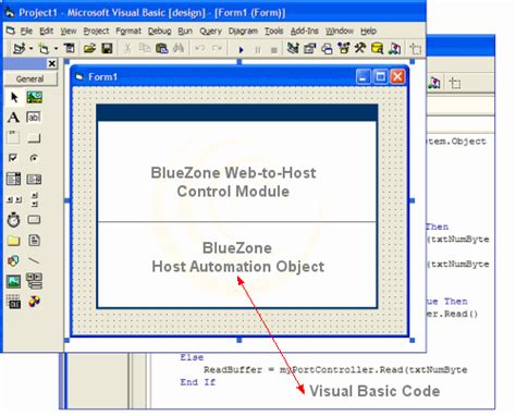 embed activex in a vb form