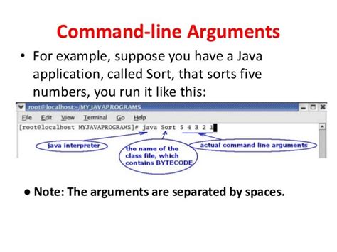 command line arguments in java tutorial