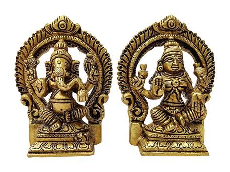 Buy Vinayakmoorti Brass Ganesh Laxmi Murti Panchdhatu Ganesh Lakshmi