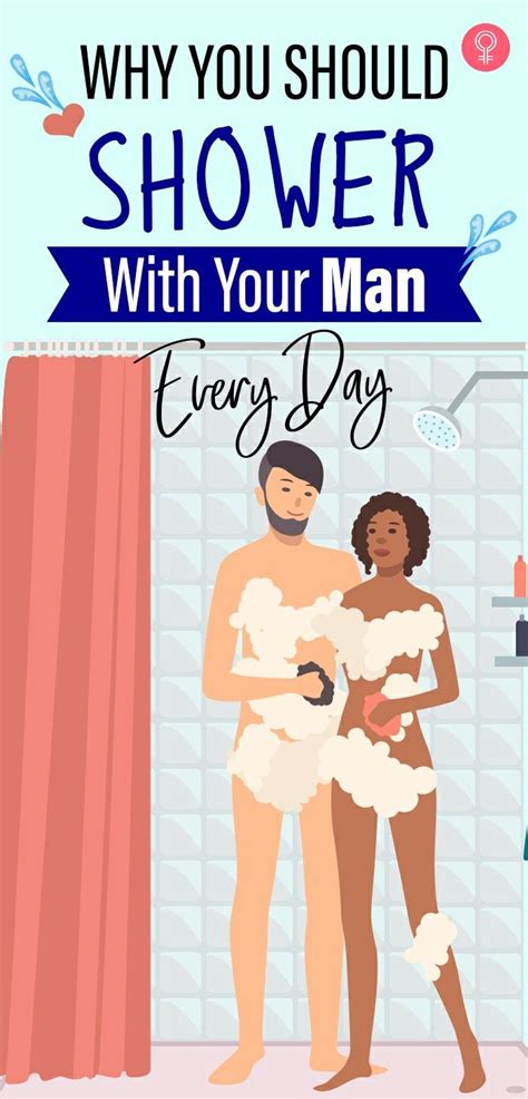 Image Of A Loving Couple Having A Shower Together In The Bathroom Funny