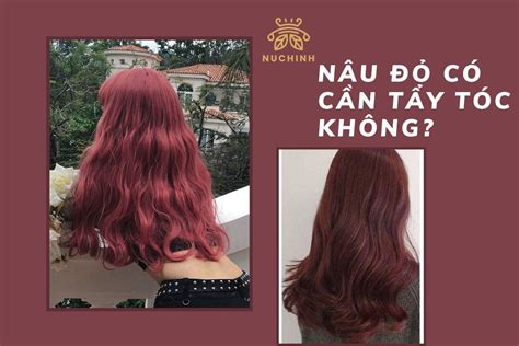[giẢi ĐÁp] Nhuộm Tóc Màu Nâu đỏ Có Cần Tẩy Tóc Không