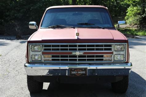 1986 Chevrolet K5 Blazer Silverado 4wd For Sale Chevrolet Blazer K5
