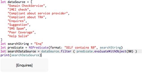 ios using predicate in swift stack overflow