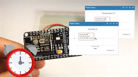 esp8266 daily task publish temperature readings to thingspeak