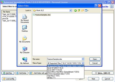 batch convert xls xlsx csv into html pdf xlsx xls and csv formats