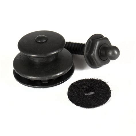 Loxx Plektrum Security Locks Black Chrom Zubehör Für Gitarren
