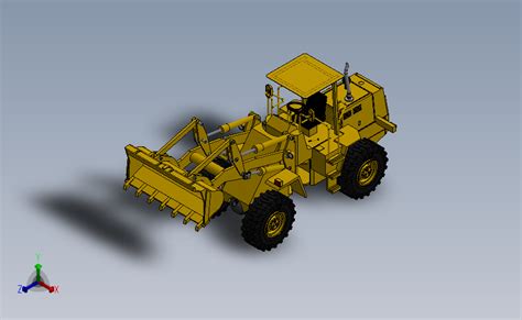 轮式装载机设计solidworks Solidworks 2016 模型图纸下载 懒石网